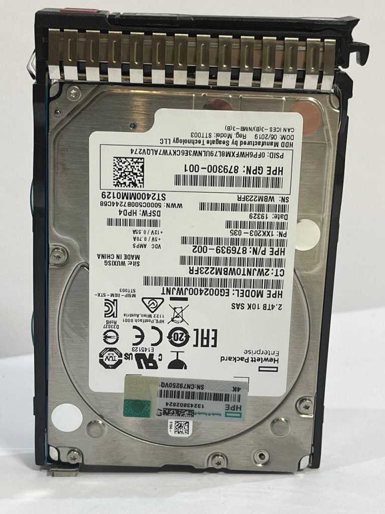 هارد استوریج HPE MSA 2.4TB SAS 12G 10K SFF Q2R41A - سرور خط سبز